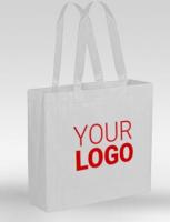 China Custom Logo Printed Eco Friendly Tote Shopping Carry Fabric PP Laminated Recyclable Non Woven Bag, Promotional PP Non Wo for sale