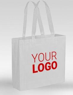 China Custom Logo Printed Eco Friendly Tote Shopping Carry Fabric PP Laminated Recyclable Non Woven Bag, Promotional PP Non Wo for sale