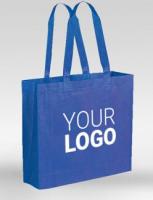 China Custom Logo Printed Eco Friendly Tote Shopping Carry Fabric PP Laminated Recyclable Non Woven Bag, Promotional PP Non Wo for sale