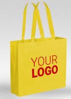 China Custom Logo Printed Eco Friendly Tote Shopping Carry Fabric PP Laminated Recyclable Non Woven Bag, Promotional PP Non Wo for sale