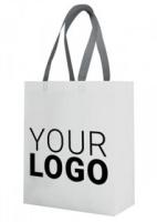 China Custom Logo Printed Eco Friendly Tote Shopping Carry Fabric PP Laminated Recyclable Non Woven Bag, Promotional PP Non Wo for sale