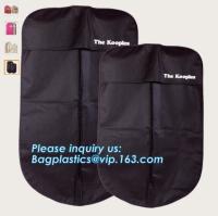 China pp woven garment cover, non woven garment bags, suit bags, suit cover, dust cover, non woven zipper clothes bags, clothe for sale