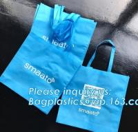 China Wholesale high promotion laminated recyclable advertising logo pp printing grocery custom tote shopping non woven bag for sale