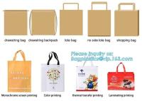 China drawstring bag, back pack, tote bag, shopping bag, monochrome screen printing, color printing, thermal transfer, laminat for sale