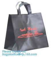China Promotional custom LOGO printed gift Laminated PP Non Woven Bag， Promotion china laminated insulated non woven bag folda for sale