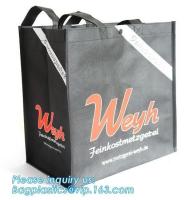 China Custom logo eco-friendly fabric promotional paper non woven bag, Best selling colorful U shape cut die non woven bag wit for sale