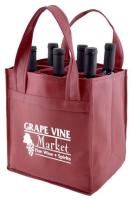 China Custom Promotional wine shopping tote fabric polypropylene laminated non woven bag, Manufacturer of pp lamination non wo for sale