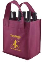 China Custom Promotional wine shopping tote fabric polypropylene laminated non woven bag, Manufacturer of pp lamination non wo for sale