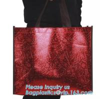 China Custom collapsible reusable folding non woven bag murah shopping bags, Recycelable non woven bag carry shopping bag for sale