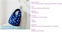 China Factory Direct eco foldable fashion promotional polyester shopping bag,Eco-friendly Cheap Durable Foldable reusable poly for sale