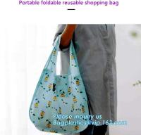 China Factory Direct eco foldable fashion promotional polyester shopping bag,Eco-friendly Cheap Durable Foldable reusable poly for sale