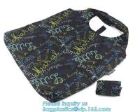China New Recycle Eco Friendly Wholesale Polyester Foldable Shopping Bag Reusable Grocery bags,Reusable Nylon Polyester Shoppi for sale