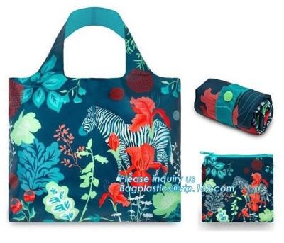 China Factory price white color animal tote shopping custom recycled wholesale foldable polyester bag,Drawstring Backpack/Prom for sale