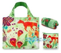 China Factory price white color animal tote shopping custom recycled wholesale foldable polyester bag,Drawstring Backpack/Prom for sale