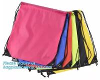 China New recycled pp woven bag custom foldable polyester shopping bags,Hot Sales Gym Bag Drawstring 210d Polyester Drawstring for sale