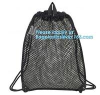 China drawstring backpack kids mesh backpack manufacturer mesh net gift backpack,polyester drawstring outdoor cycling backpack for sale