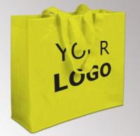 China Promotional logo printed cheap reusable black pp woven shopping custom bags, PP Woven Bag Laminated Non Woven Shopping B for sale