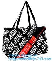 China Eco Friendly Tote Shopping Carry Fabric PP Laminated Recyclable Woven Bag, Custom Foldable Shopping Recycle PP Non Woven for sale