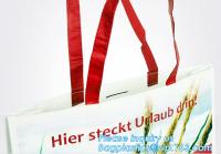 China Woven tote shopping grocery Bag with custom logo, recyclable pp laminated non woven shopping bag, Woven Grocery Bag In S for sale