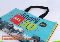 China Color Printed PP Woven Carrying Shopping/Grocery Tote Bag,promotional tote laminated pp non woven gift bag fashion handb for sale