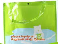 China polypropylene tote bag,Promotional Wine Shopping Tote Fabric Polypropylene Laminated PP non woven fabric makeup bag, oem for sale