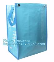 China Reusable Eco Large PP Non Woven Shopping Grocery Tote Bag with Logo,Promotional Customized Printing PP Woven Shopping Ba for sale