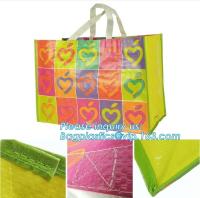 China Hot Sale Promotional Colorful Custom Reusable PP Woven Shopping bag,Tote Fabric Polypropylene Laminated PP Non Woven Bag for sale