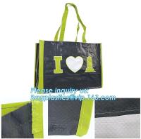 China Promotional plastic laminated custom shopping pp woven bag,OEM ODM Customized eco friendly pp woven supermarket shopping for sale