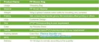 China pp woven bag, silk screen, heat transfer, glossy film lamination, offset printing, pp weaved fabric, pvc, nulon, oem, pa for sale