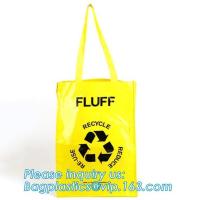 China Design Custom Promotion Wholesale Recycled Shopping Foldable Printing PP Woven Bag,Laminated Blue Eco Fabric Tote Pp Wov for sale