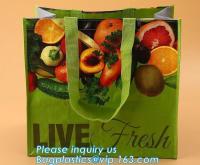 China Reusable Advertising PP Woven Shopping Bag,Custom Laminated Shopping PP Woven Bag Promotional Tote Bag, bagplastics pack for sale