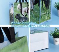 China heat transfer printed pp woven fruit multifuction foldable tote shopping bags, eco woven fabric 60gsm-140gsm, optimizing for sale