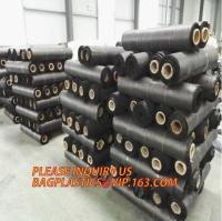 China 100% pp non woven perforated fabric weed control mat weed barrier anti weed mat,100% pp cover fabric weed control mat we for sale