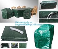 China PATIO WEATHER PROTECTION 8 SEATER RECTANGULAR FURNITURE SET COVERS,HEAVY DUTY PATIO FURNITURE STACKING CHAIRS COVERS, EC for sale