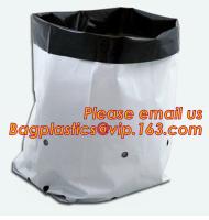 China 5gallon Plastic nursery bag for growing and seedling,polyethylene black grow bags plastic plant pot seeding nursery bags for sale