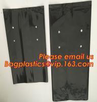 China polyethylene black grow bags plastic plant pot seeding nursery bags,Effective UV Stabilized Black White Plastic Growing for sale