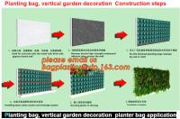 China Wall Hanging Planter Bags 25 Pockets Wall-mounted Growing Bags for Indoor/outdoor. Hanging Vertical Garden For Yard plan for sale