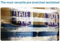 China STRETCHED VENTILATED FILM,PRE-STRETCHED VENTILATED FILM, machine wrap ventilated stretch film,pre stretched ventilated s for sale