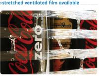 China STRETCHED VENTILATED FILM,PRE-STRETCHED VENTILATED FILM, machine wrap ventilated stretch film,pre stretched ventilated s for sale