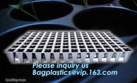 China plastic plant vegetable nursery high quality seedling trays wholesale,98/105/128 cell holes vegetable plant seedling pla for sale