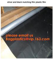 China Perforated Black Agricultural Mulch Film for Weed Control Membrane,Pre-stretch Perforated UV Resistant Agriculture Film for sale