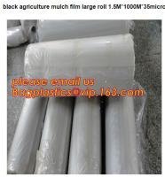 China Perforated Black Agricultural Mulch Film for Weed Control Membrane,Pre-stretch Perforated UV Resistant Agriculture Film for sale