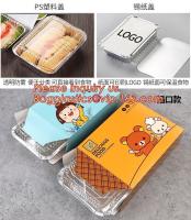 China With paper lids clear lids FDA certificate food grade disposable 700 1000ml 1200ml 7