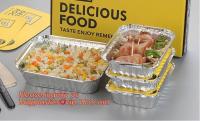 China aluminum foil square container disposable Aluminum foil square container Aluminum foil square container factory bagplast for sale