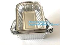 China Manufacturer low price food waterproof food aluminium foil cake containers,Disposable to go Aluminum Foil Sealing Food C for sale
