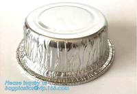 China 120 ml Round Food Aluminium Foil Container Disposable Food Containers,Aluminium Foil Food Containers Rectangle Aluminum for sale