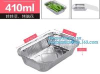China Airline Aluminum Tray Smooth-Wall Foil Food Containers With Lids Airline Catering,Catering disposable takeaway fast food for sale