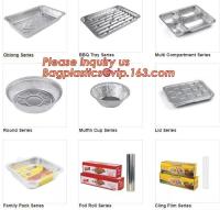 China aluminum foil container / tray / lunch box for food packing,Takeaway oven safe fast food take out disposable aluminum fo for sale