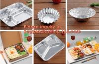 China Two Compartments Disposable Aluminum Foil Containers for Takeaway Food Packaging and fast food,disposable aluminum foil for sale