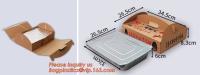 China Rectangular shape excellent quality Aluminium Material food grade disposable aluminium foil container BAGEASE PACKAGE for sale